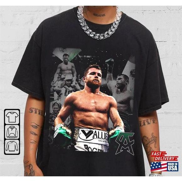 Tops | Canelo Alvarez Sport Shirt Tshirt 9s Tour 2023 Ticket Album ...